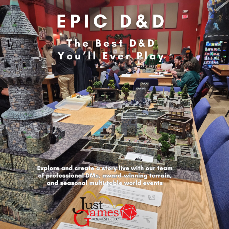 Just Games – Board, card & role-playing games for everyone in Rochester, NY